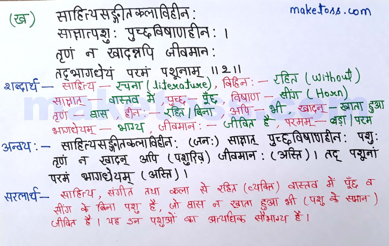 Class 8 Sanskrit Chapter 1 Revision Youtube Bank2home