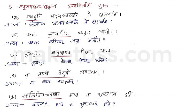 Sanskrit Class 9- Chapter 5- भ्रान्तो बालः - NCERT Exercise Solution ...